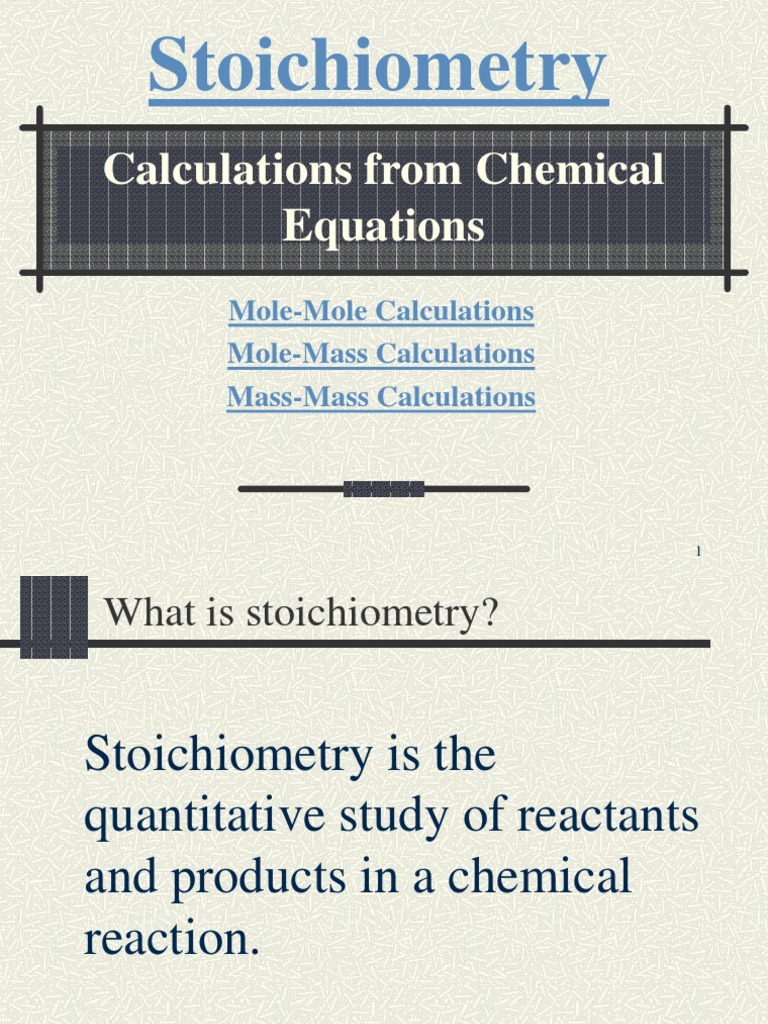 Stoichiometry Calculations Explained | PDF | Stoichiometry | Mole (Unit)