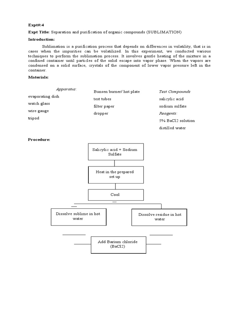 Sublimation | PDF | Materials Science | Atoms