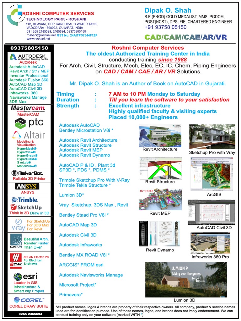 ONE PAGE BROCHURE FINAL 23 Feb 2019 1-1 | PDF | Autodesk | Autodesk Revit