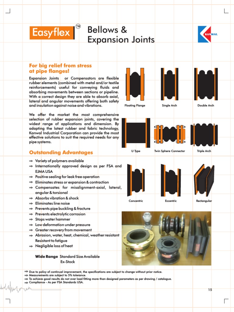 Bellows and Expansion Joints | PDF | Pipe (Fluid Conveyance) | Civil ...