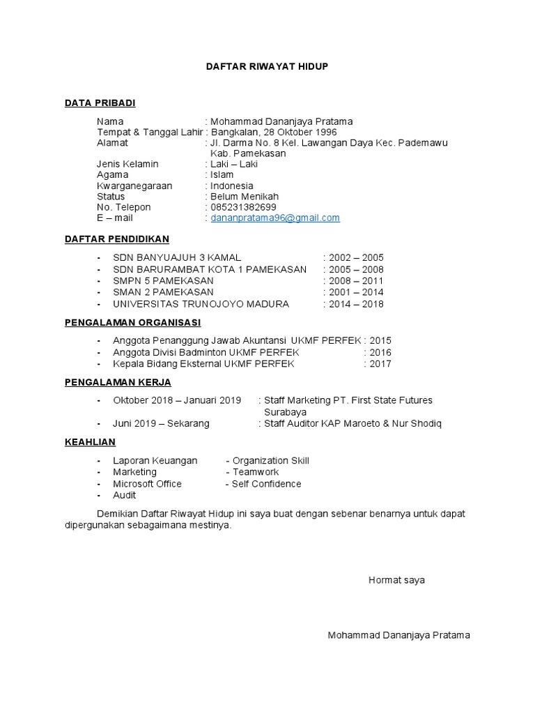 CV 2020 | PDF
