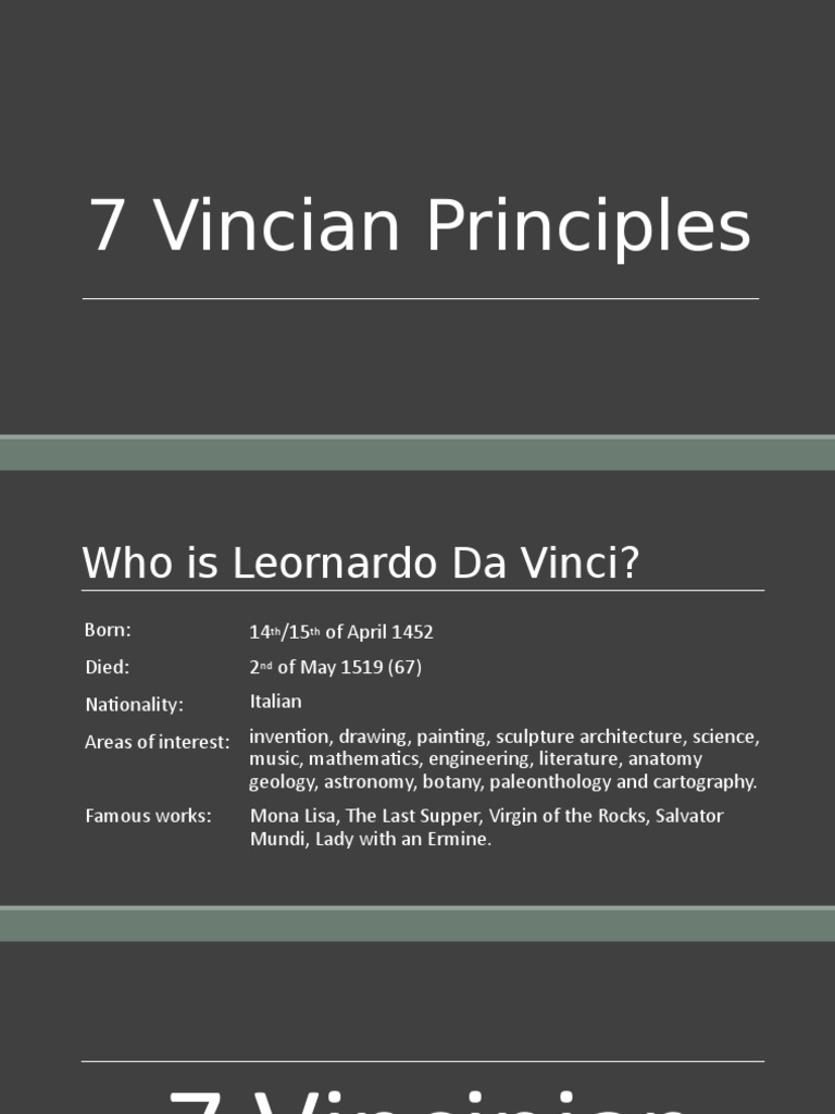 Exploring Dimostrazione in Da Vinci's Principles | PDF | Social Science ...