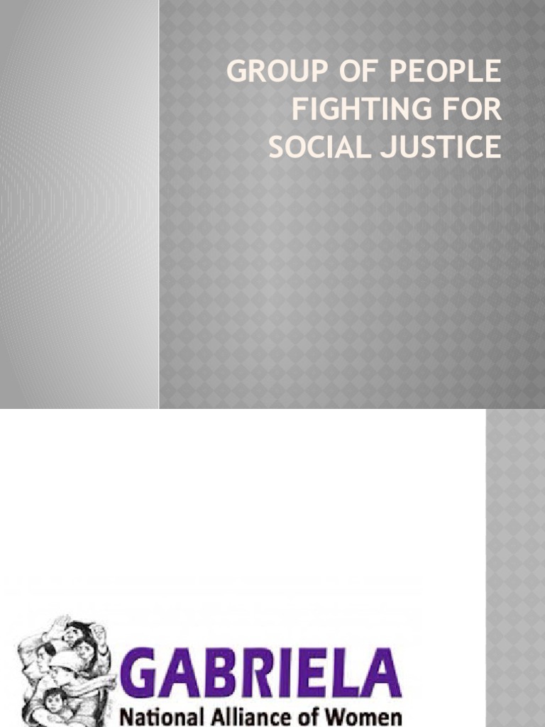 Group of People Fighting For Social Justice | PDF | Philippines ...