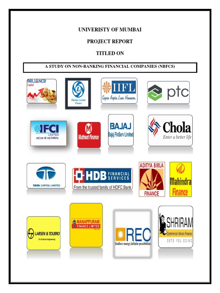 Nbfc Project Pdf Download Free Pdf Non Bank Financial Institution