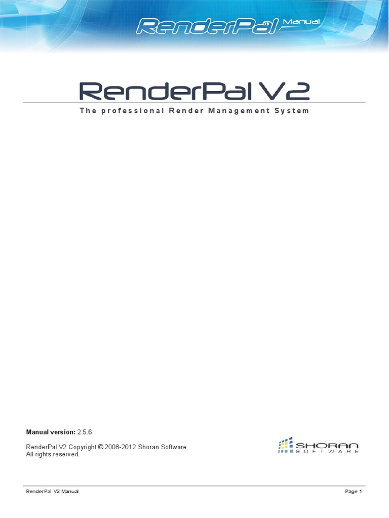 Render Pal V2 | PDF | Command Line Interface | Server (Computing)