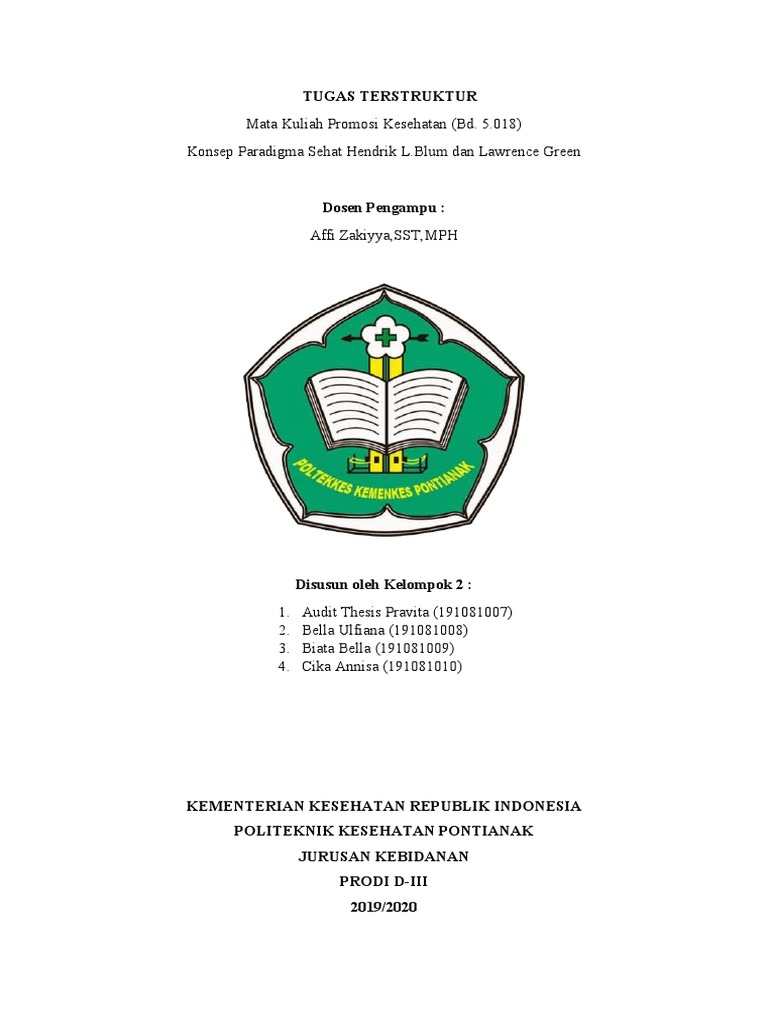 Paradigma Sehat Blum dan Green | PDF