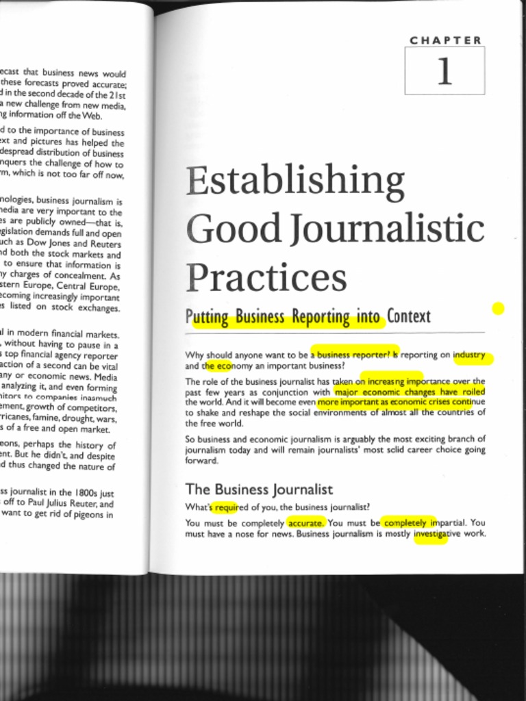 Business Journalism PDF | PDF