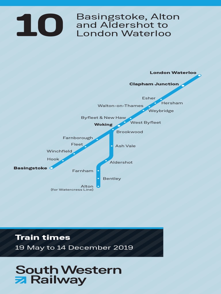 Timetable - Alton - London Timetable May 2019 | PDF | Train | Ticket ...
