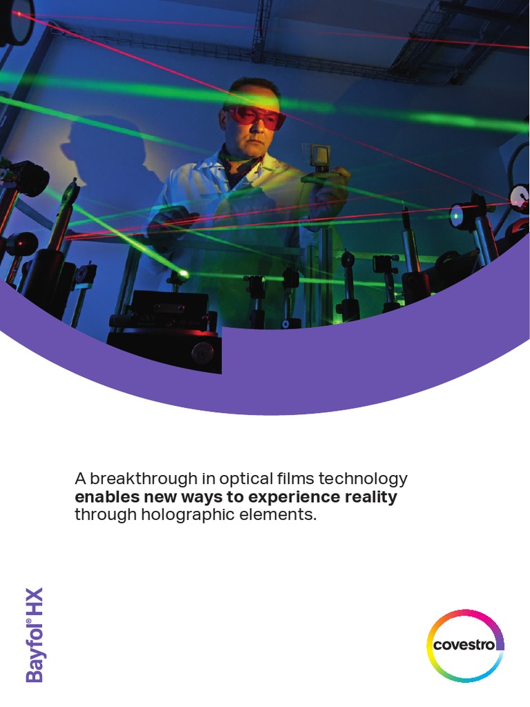 Bayfol HX | PDF | Holography | Electromagnetic Radiation