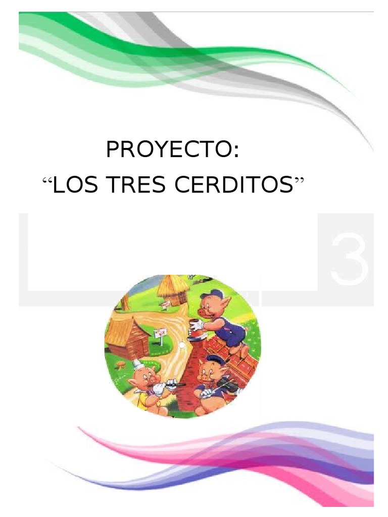 La Verdadera Historia De Los Tres Cerditos Actividades Para Jardín De ...