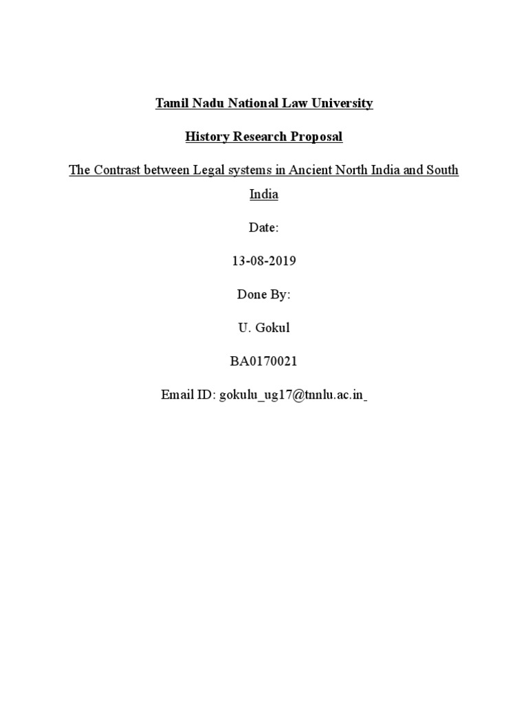 History Research Proposal | PDF