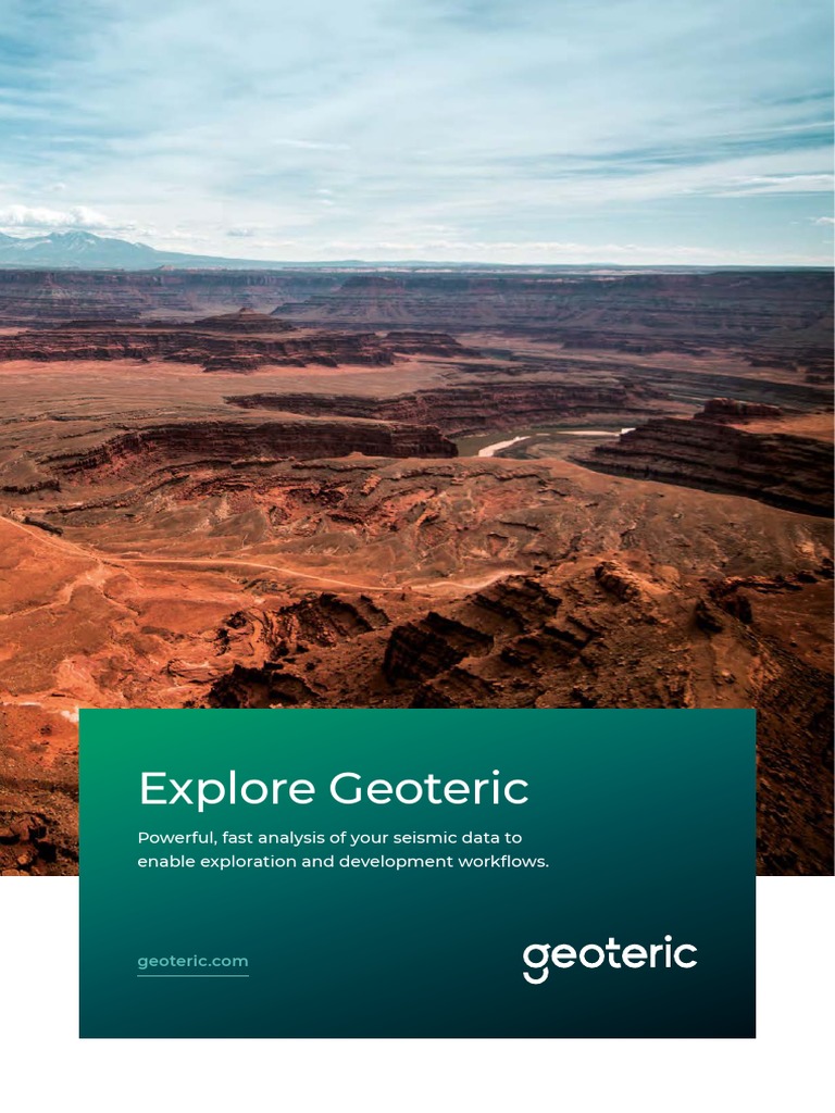 2019 Geoteric Overview Brochure PDF | PDF | Artificial Intelligence ...