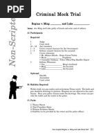 Mock Trial Objections Guide | PDF | Witness | Hearsay