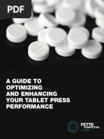 Fette Compression Machine-Pocketguide | PDF | Tablet (Pharmacy ...
