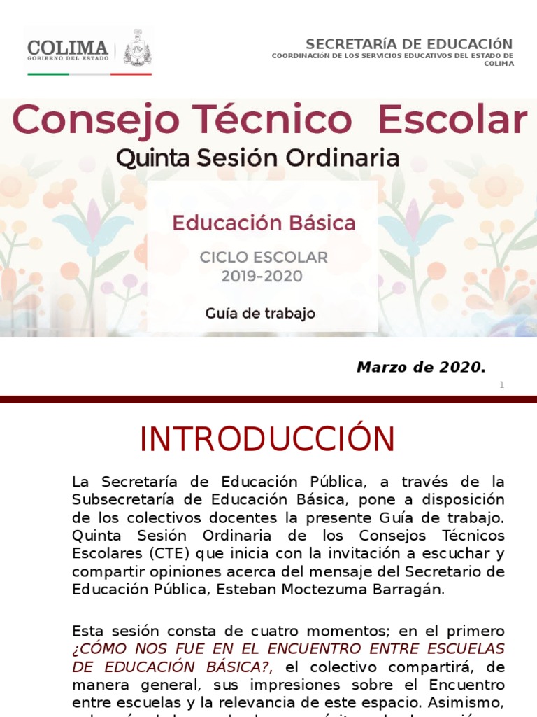 Diapositivas Consejo Técnico Escolar 5ta Sesión Pdf Evaluación