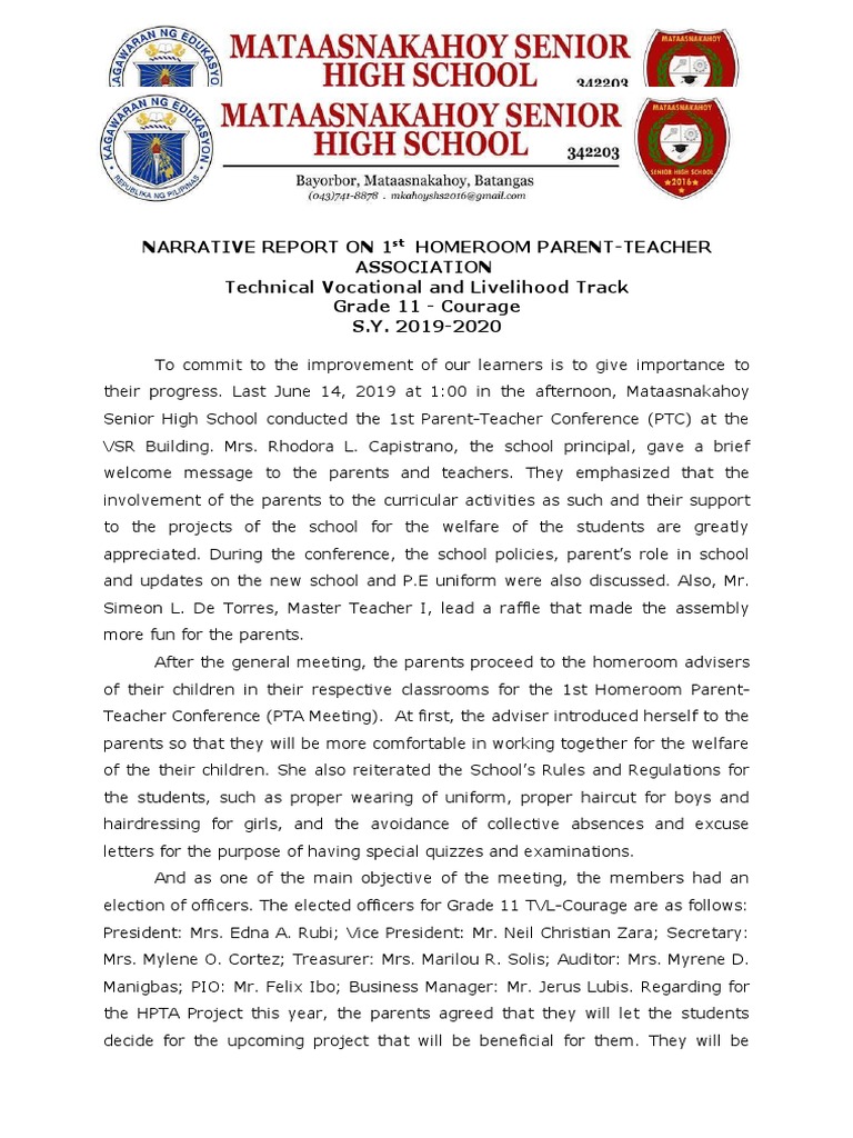 De Roxas Narrative Report | PDF | Learning | Behavior Modification