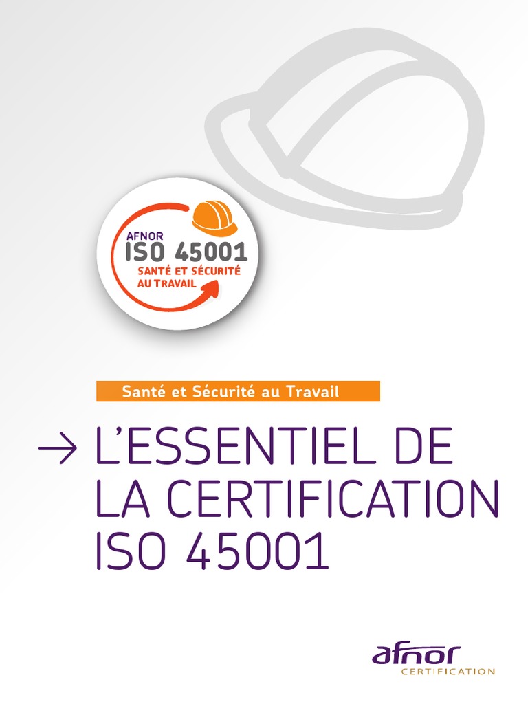 Afnor Guide Transition ISO 45001 VF PDF | PDF