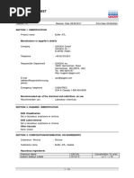 BAYPREN 320-1: Safety Data Sheet | PDF | Toxicity | Firefighting