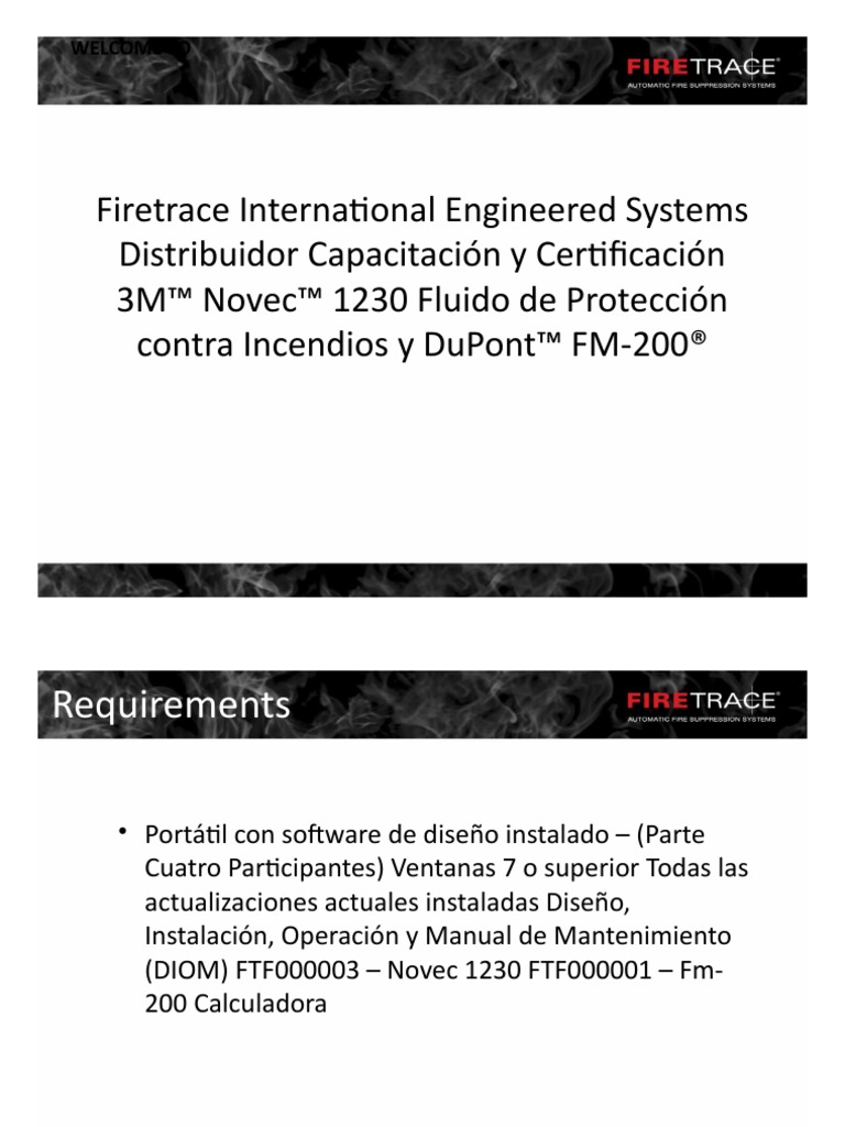 Firetrace Eng Training MD PPP V16 | PDF | Fluid Dynamics | Valve