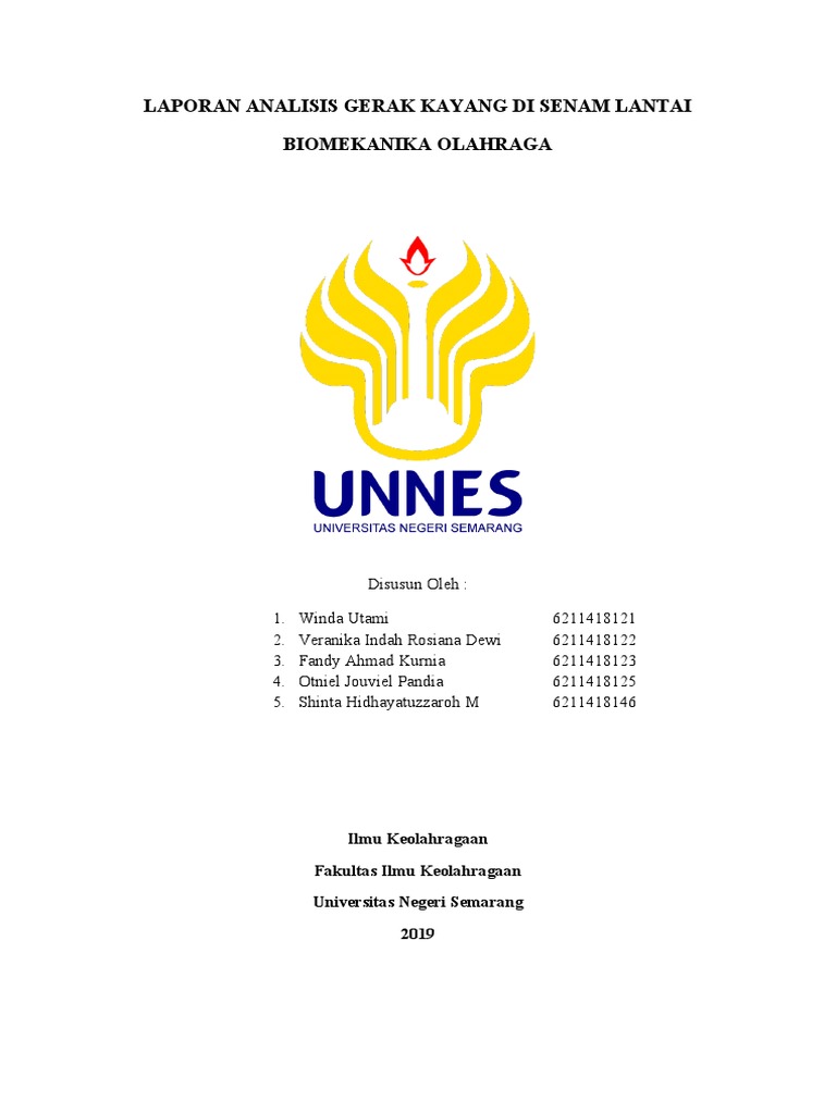 Laporan Analisis Gerak Kayang Di Senam Lantai | PDF