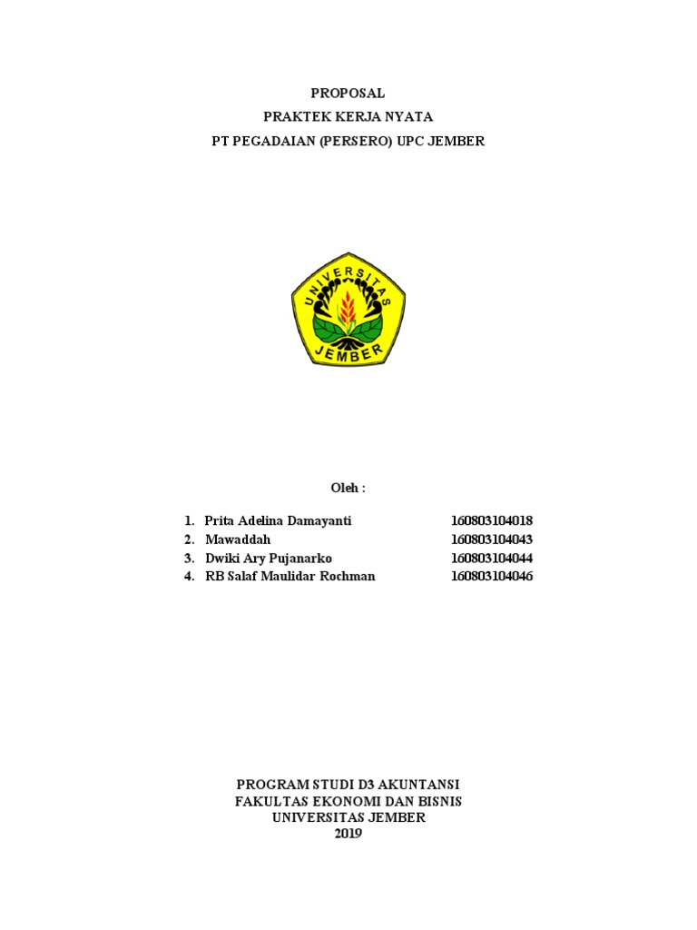 PROPOSAL | PDF | Karier & Perkembangan