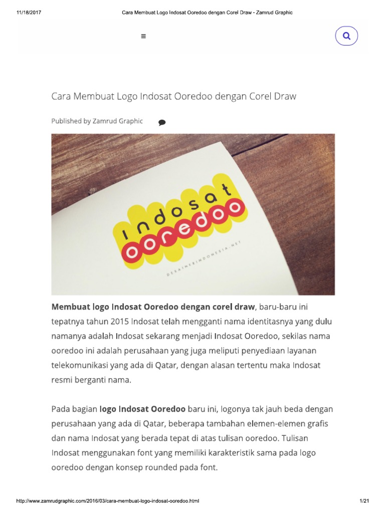 Ooredoo Logo Tutorial | PDF