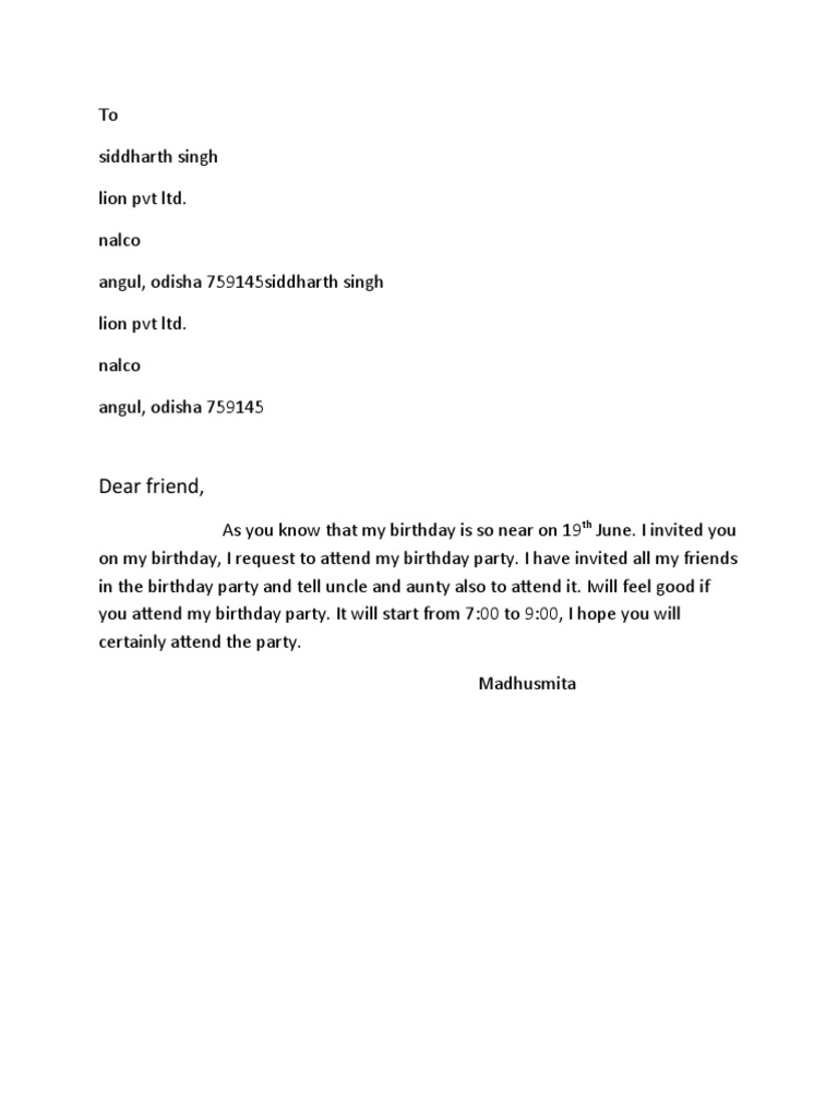 Mail Merge Invitation | PDF