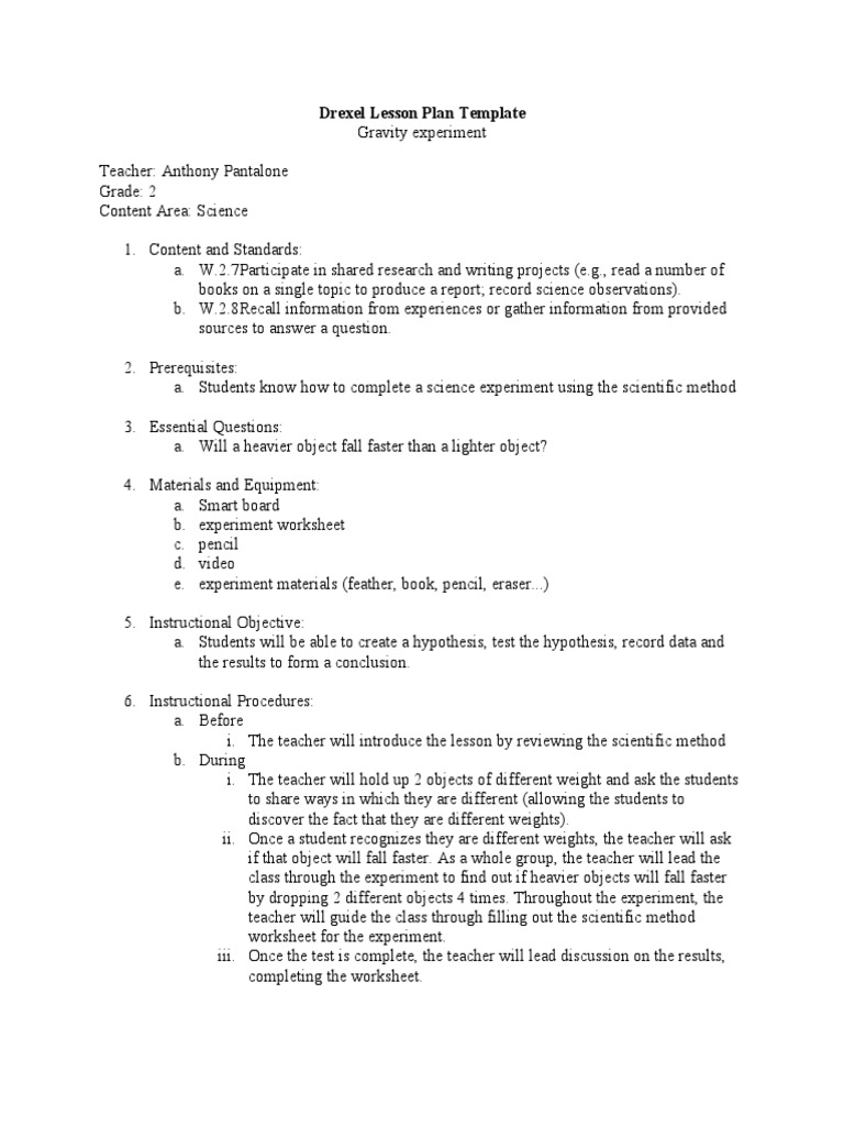 Science Lesson 2 27 | PDF | Experiment | Scientific Method