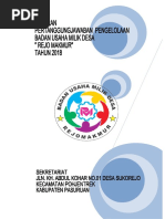 Rancangan Ad Art Bumdes 2025-2029 | PDF