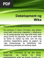 Teoryang Innative o Nativist Approach | PDF