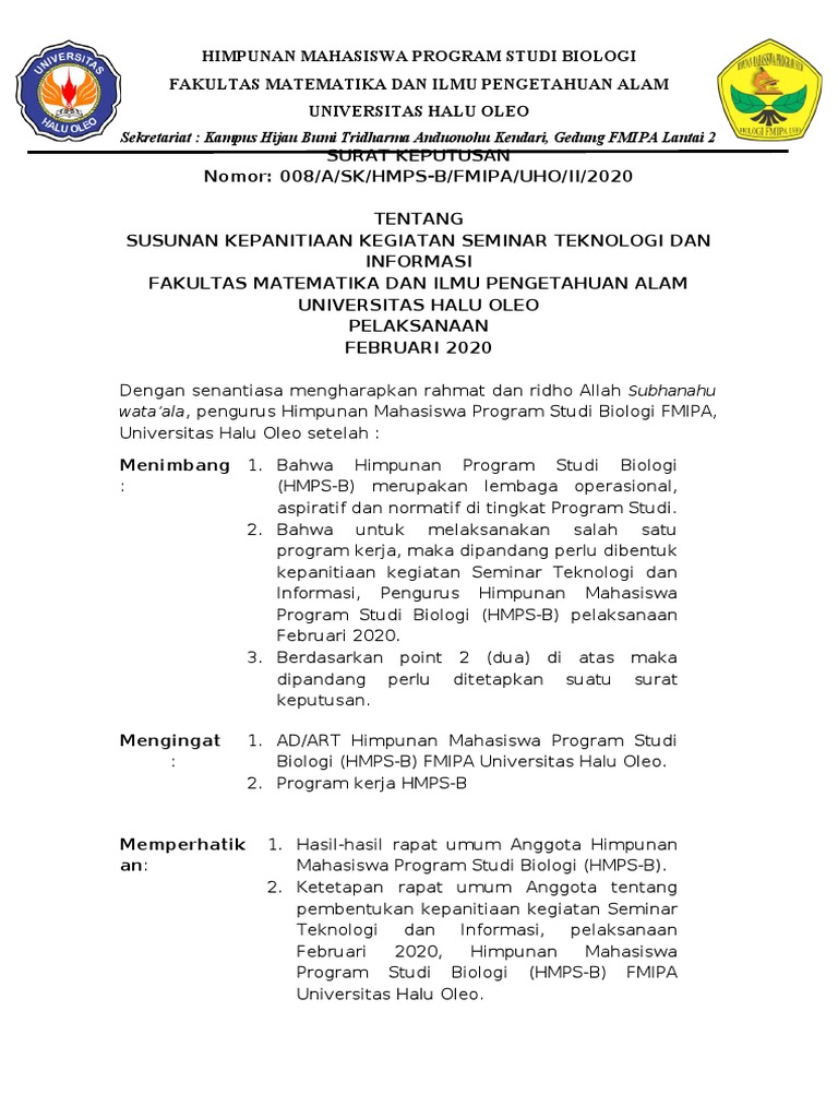 SK Seminar TI | PDF | Sains & Matematika | Teknologi & Rekayasa