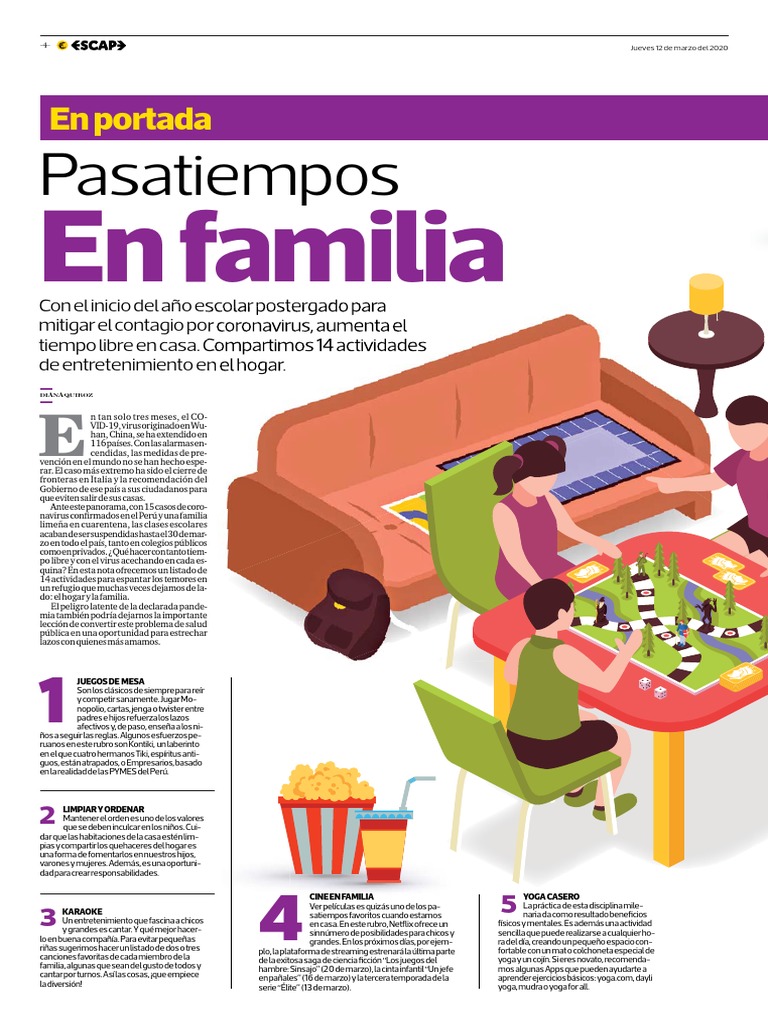Pasatiempos en Familia | PDF