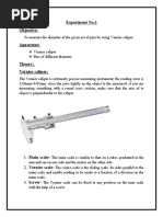 Understanding Vernier Calipers | PDF
