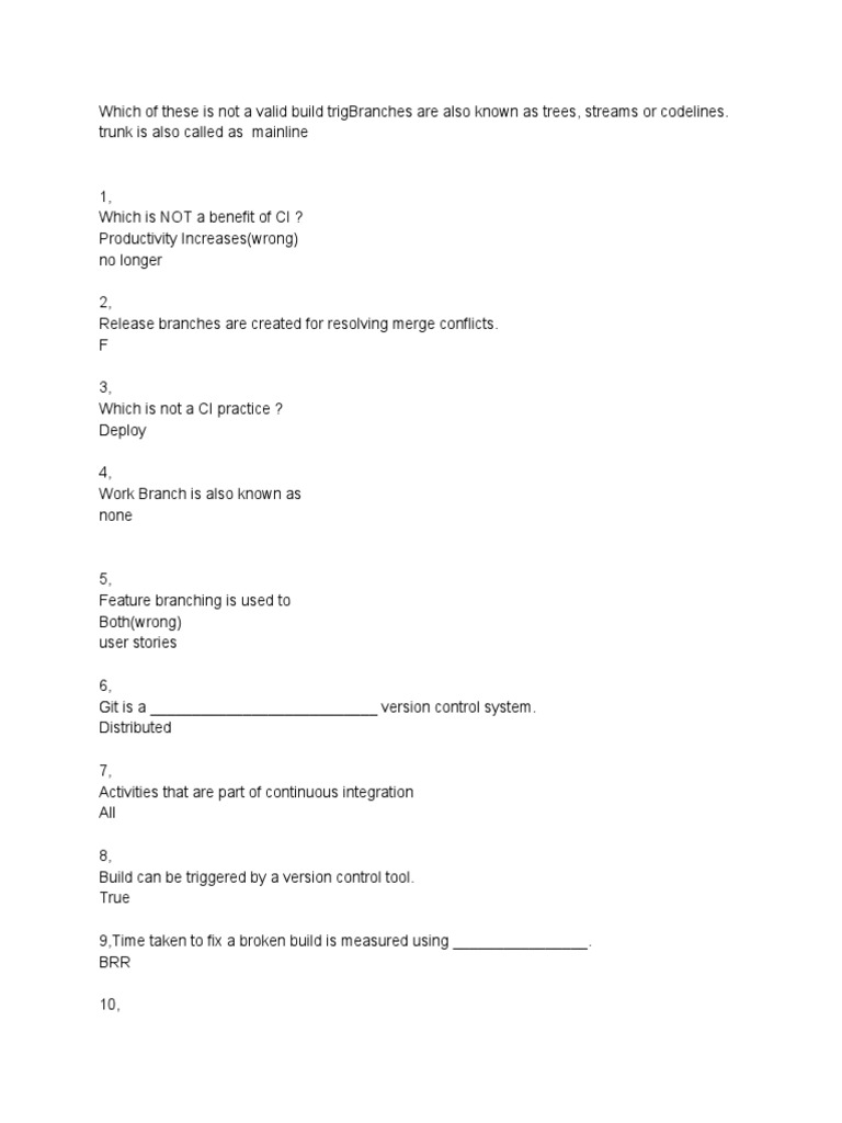 Continuous Integration | PDF | Version Control | Software Bug