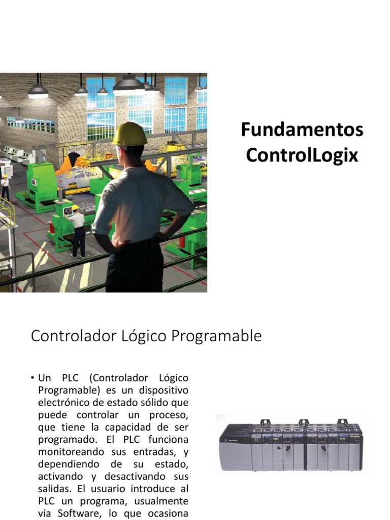 Fundamentos de ControlLogix | PDF | Controlador lógico programable | Ingenieria Eléctrica