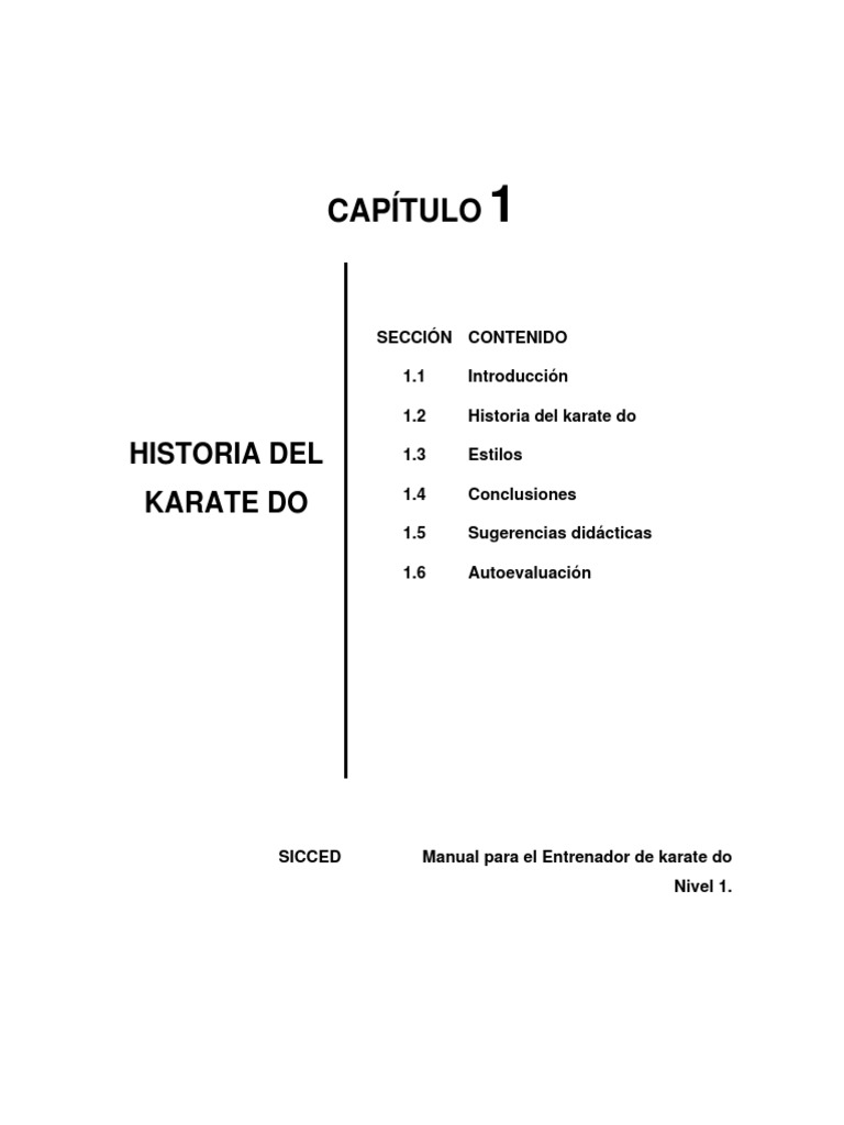 Manual de Historia Del Karate | PDF | Kárate | zen
