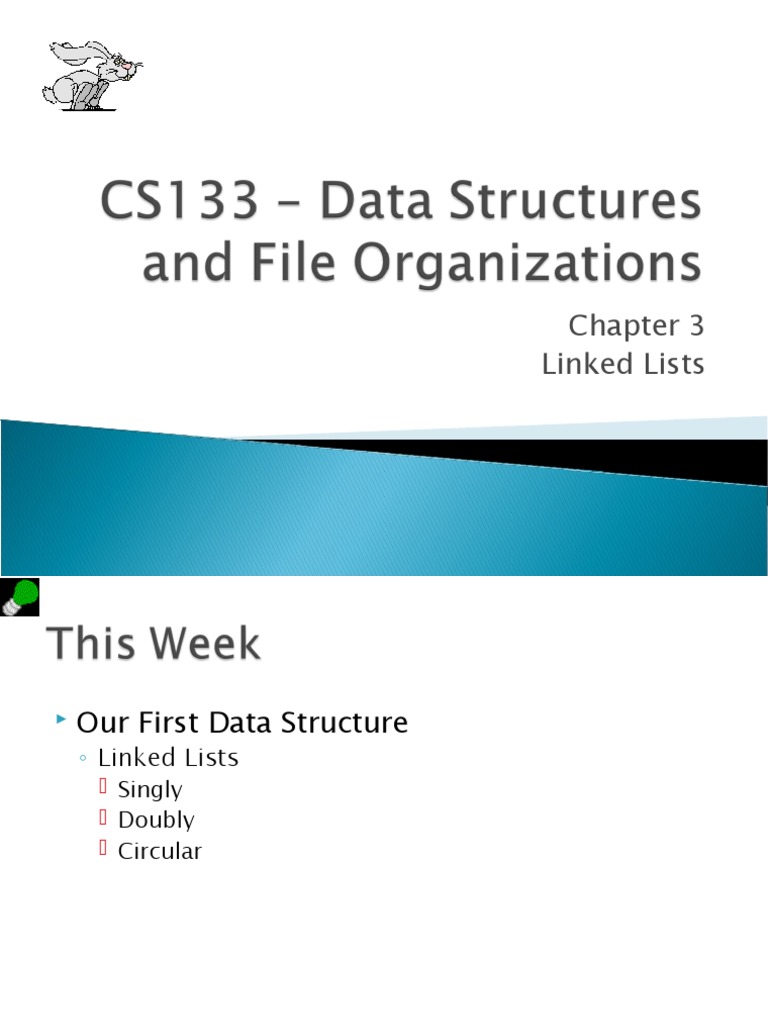 Chapter 3 - Linked Lists | PDF | Pointer (Computer Programming) | Information Retrieval