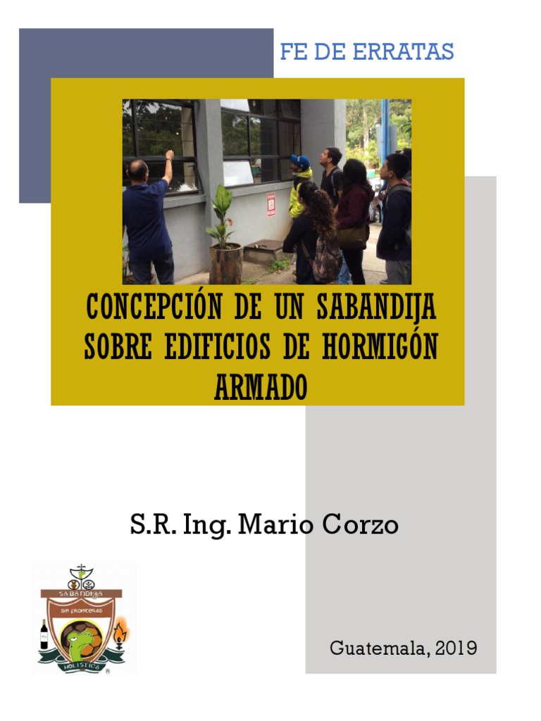 Fe de Erratas Libro SR Ing Mario Corzo PDF | PDF | Materiales ...