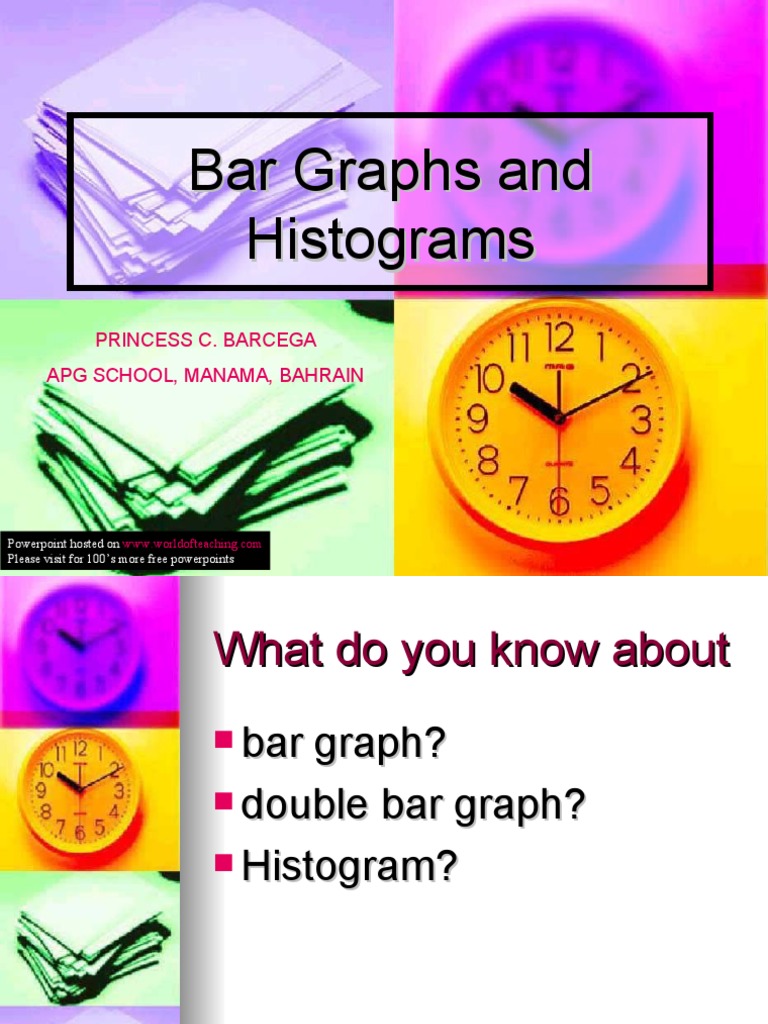 Bar Graphs Vs Histograms Explained Pdf Histogram Teaching Mathematics