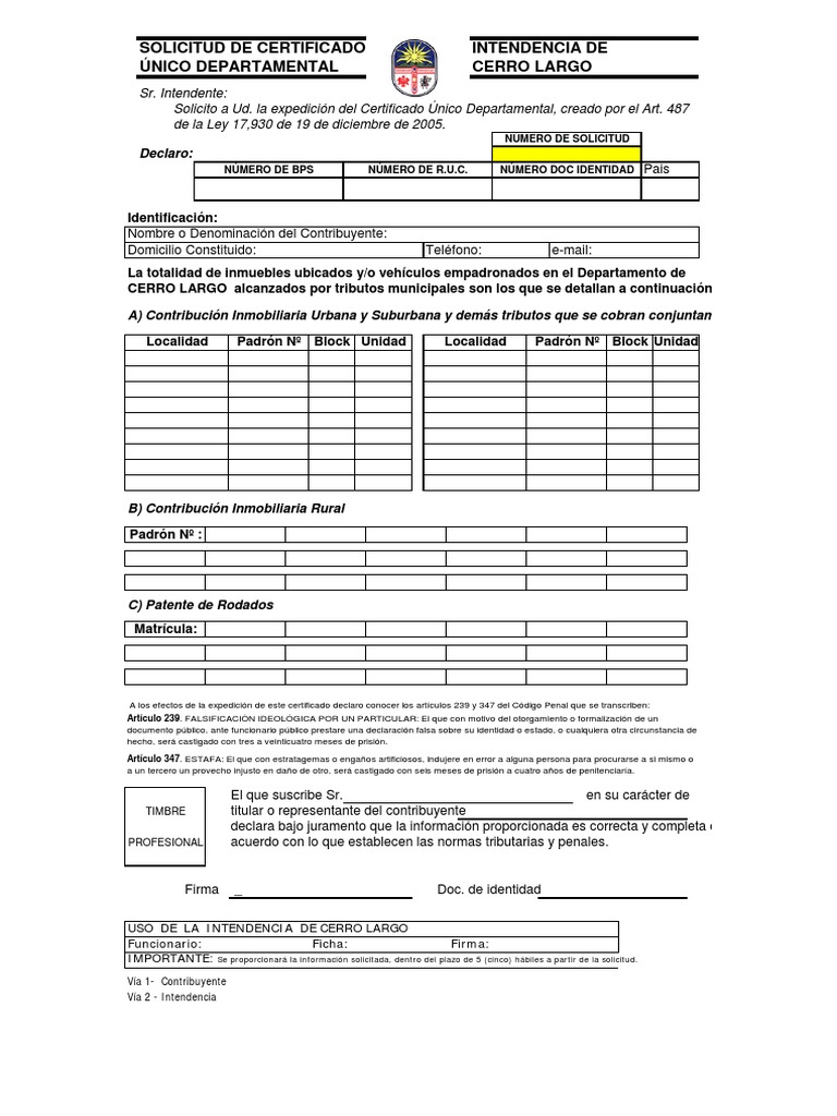 45775153formulario Solicitud Del CUD | Descargar gratis PDF ...