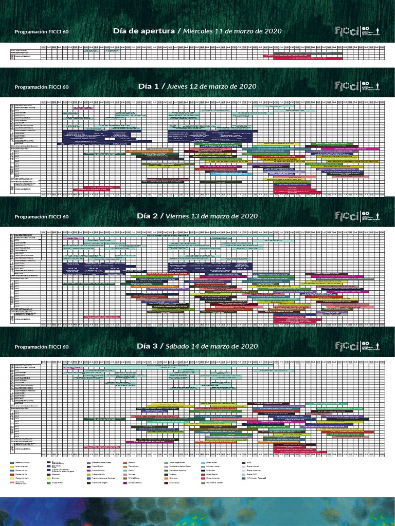 5e64345057798 Grilla Programacion PDF | PDF | Cine