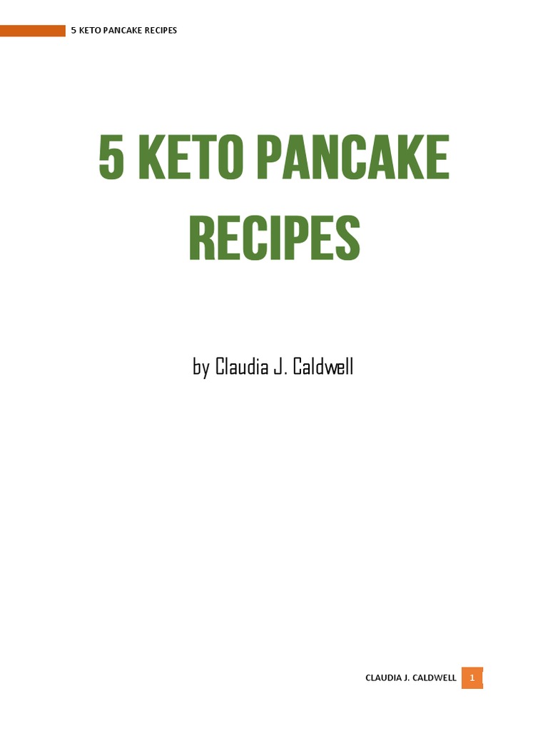 5 Keto Pancake Recipes | PDF | Pancake | Bacon