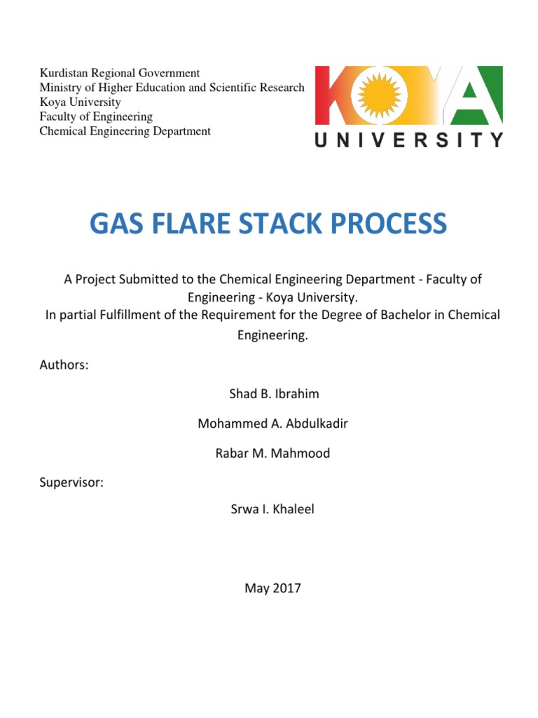 Flare Stack Process | Download Free PDF | Combustion | Chimney