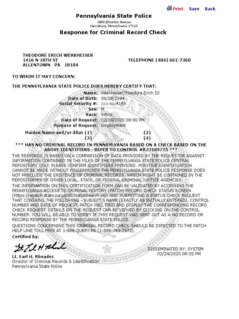 Act 34 February 2020 | PDF | Criminal Record | Law Enforcement