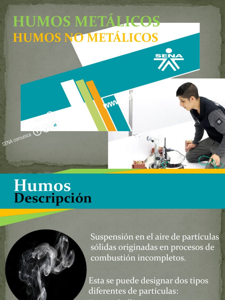 Humos Metalicos y No Metalicos-Presentacion-SENA | PDF | Enfermedad ...