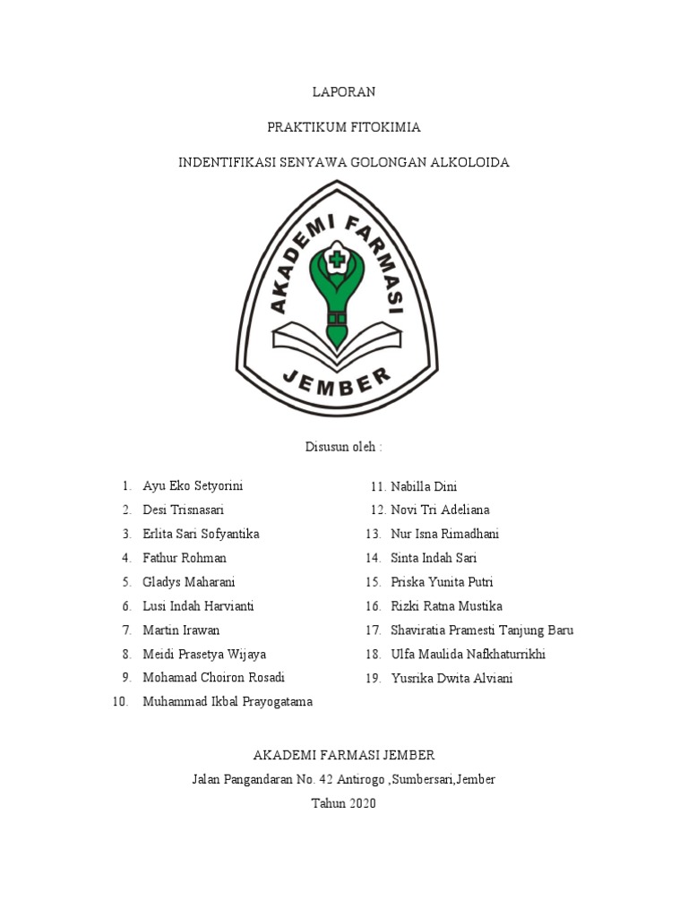 LAPORAN KLT Fitokimia Edit 1 | PDF LAPORAN KLT Fitokimia Edit 1 | PDF