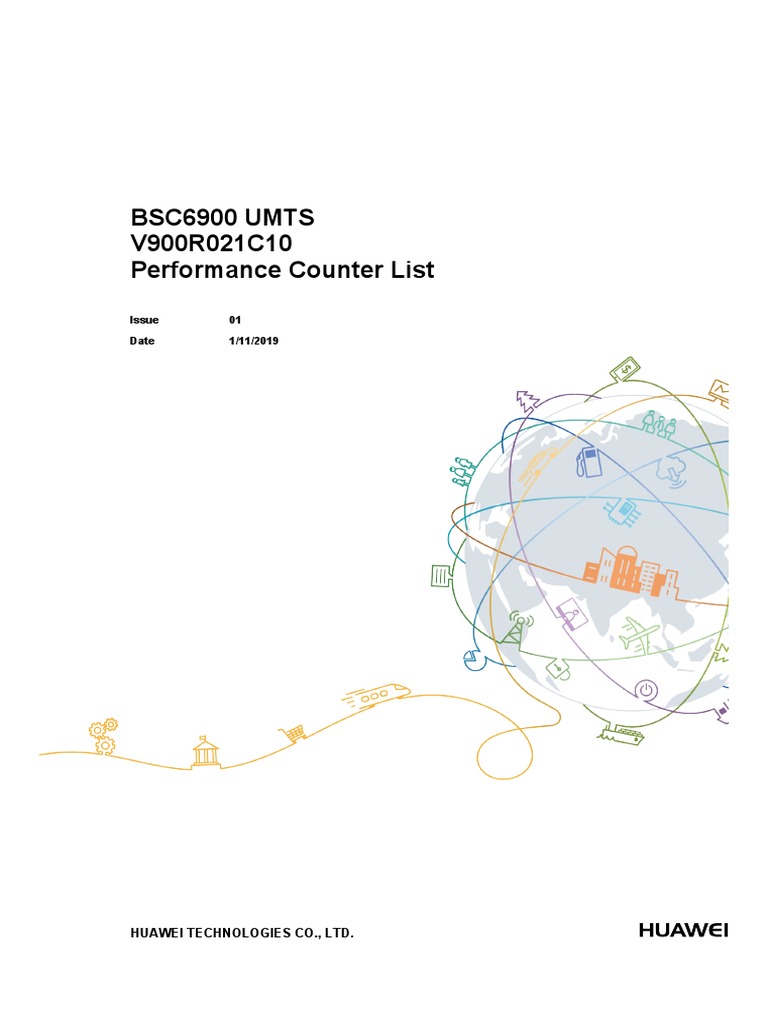 BSC6900 UMTS V900R021C10 Performance Counter List | PDF | Graphical User Interfaces | Trademark