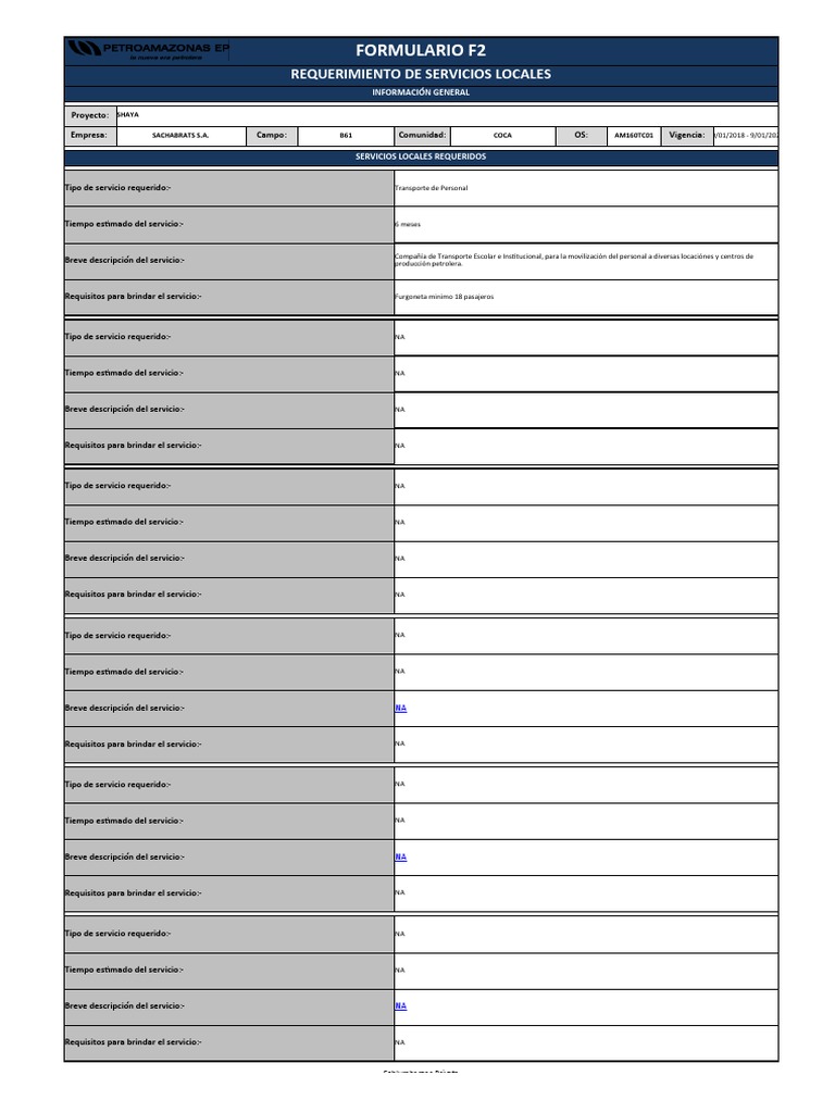 Formato F2 | Descargar gratis PDF | Business