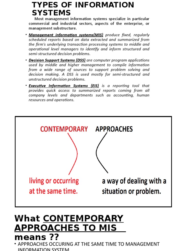 MIS | PDF | Management Information System | Information System