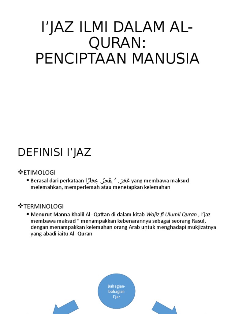 I'jaz Ilmi Dalam Al-Quran | PDF
